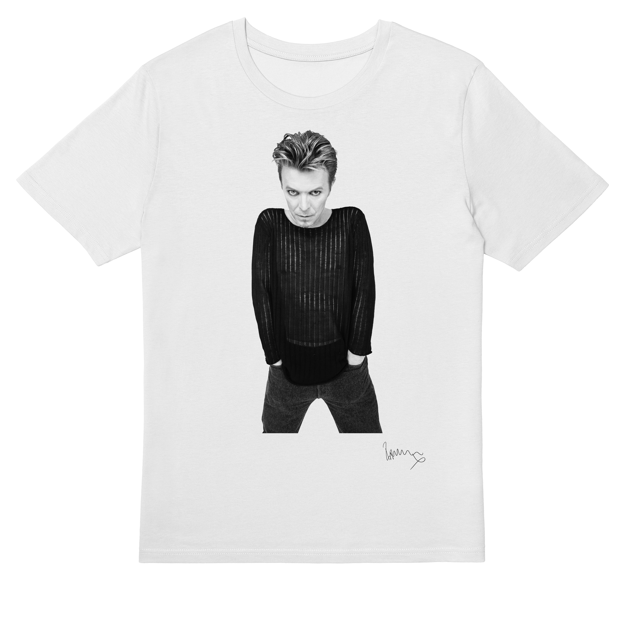 RankinSwag: David Bowie White - Premium Classic Tee – Rankin SWAG